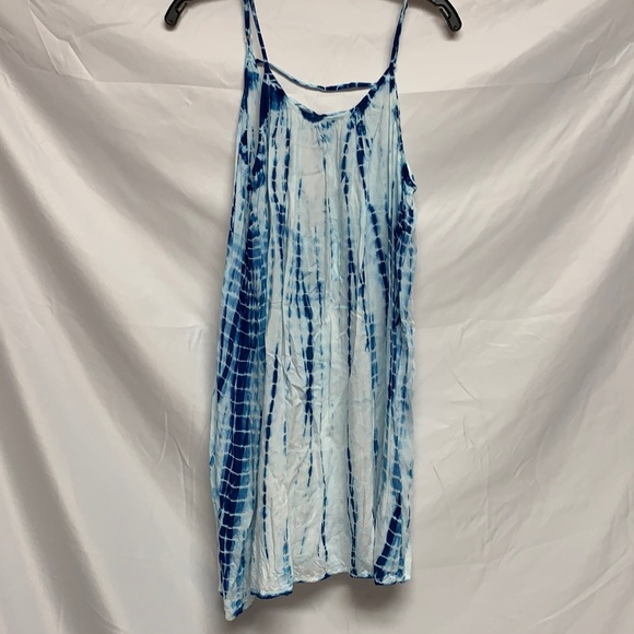 Raviya | Dresses | Raviya Blue White Tie Dye Sun Dress Size Xl | Poshmark